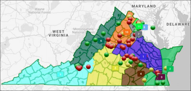 Virginia congressional redistricting map – The ELLIS Insight