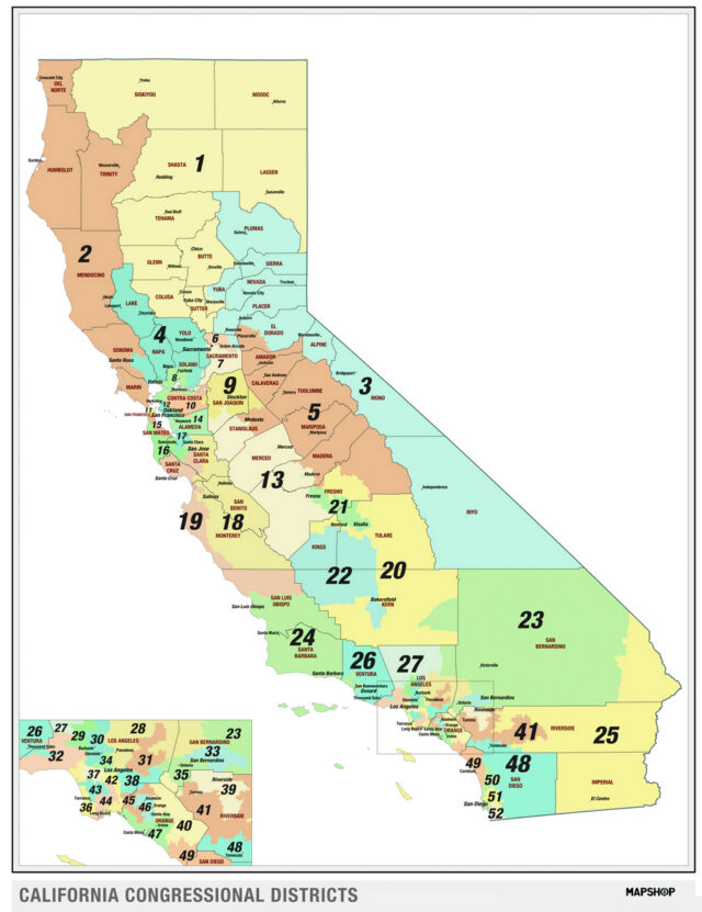 Census Preview: California Could Lose Four Congressional Districts ...